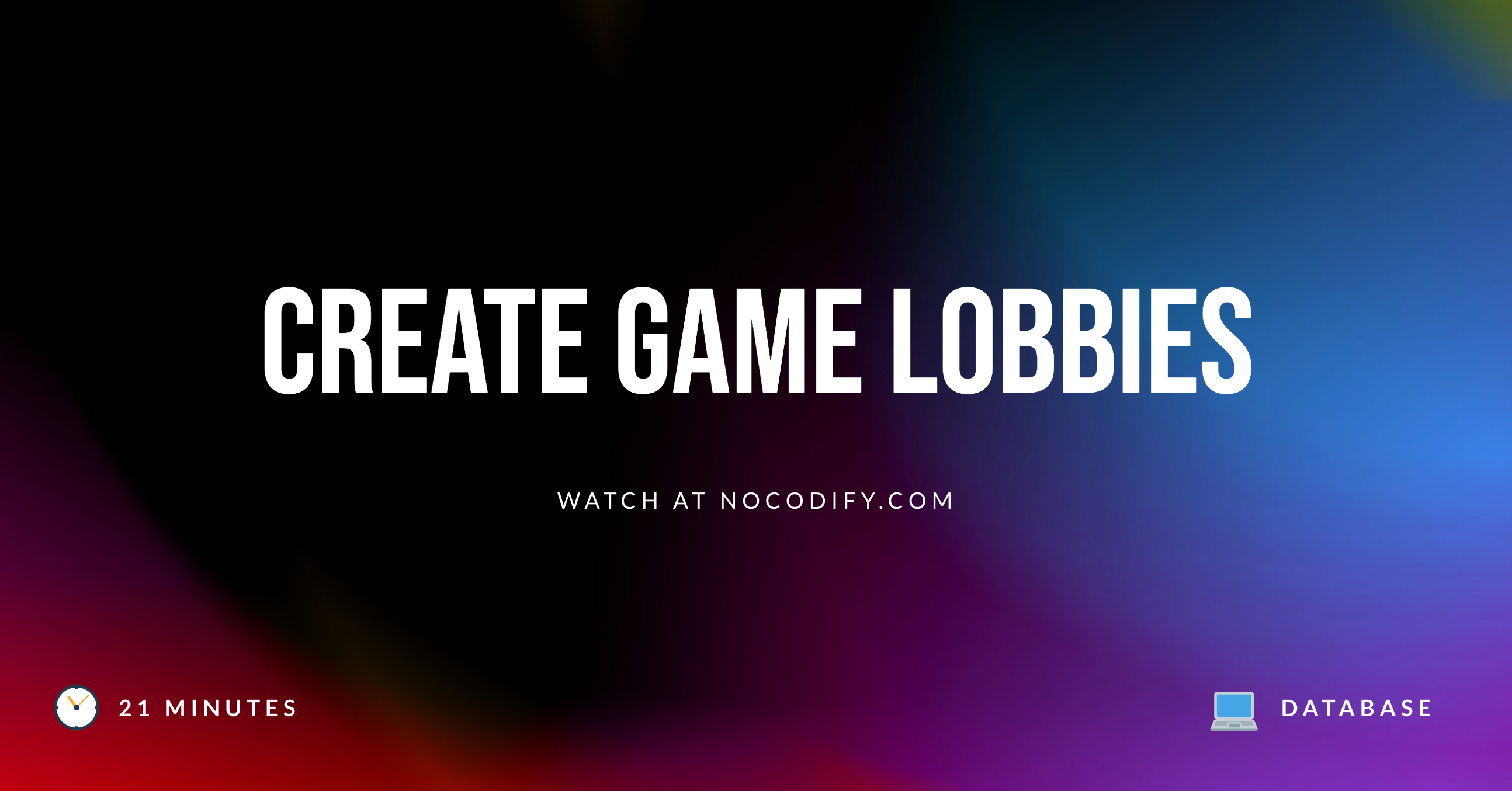 Create Game Lobbies - No-Code Course | Nocodify